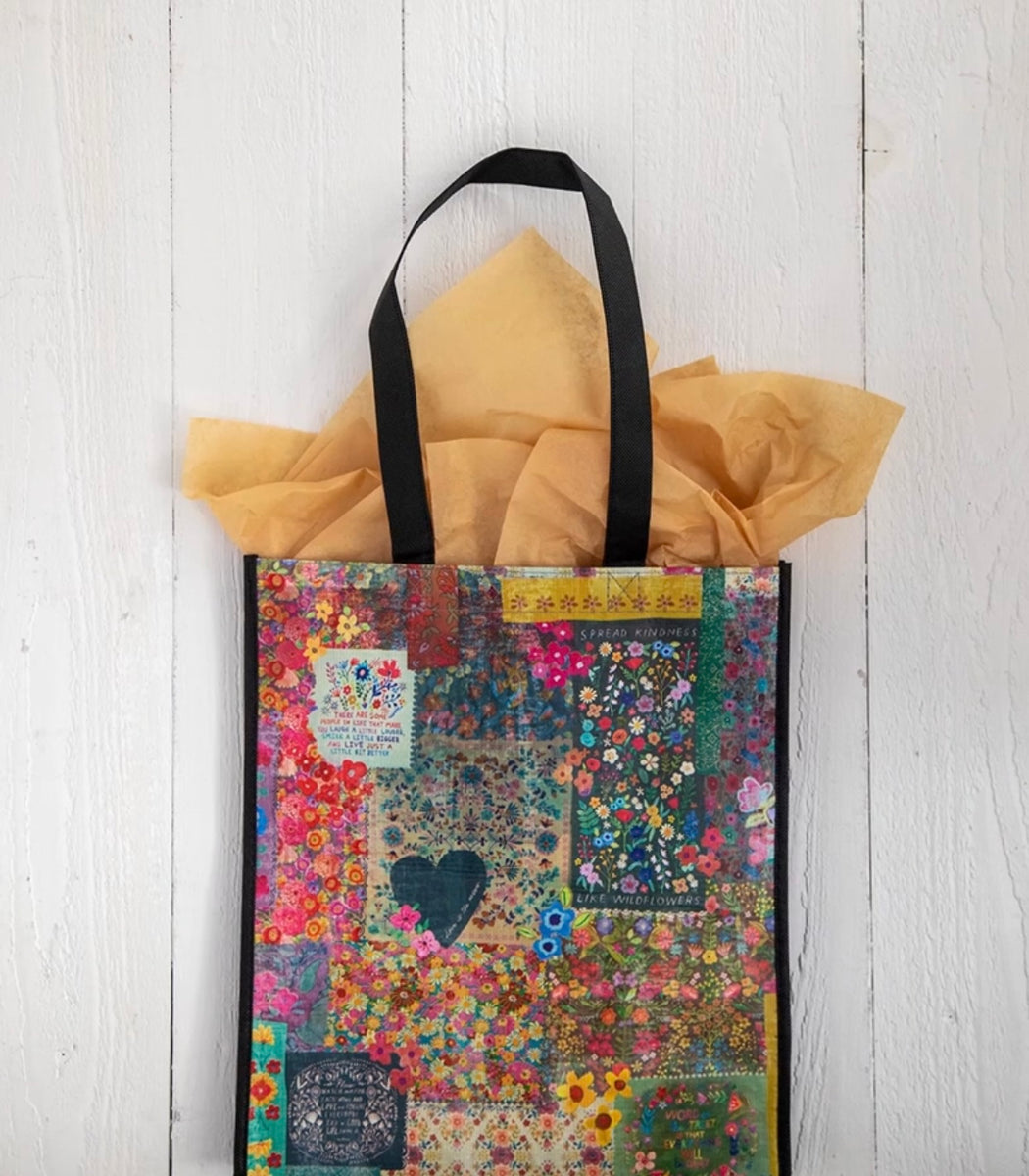 Natural Life Recycled XL Happy Bags - Chirps – Anne-Paige