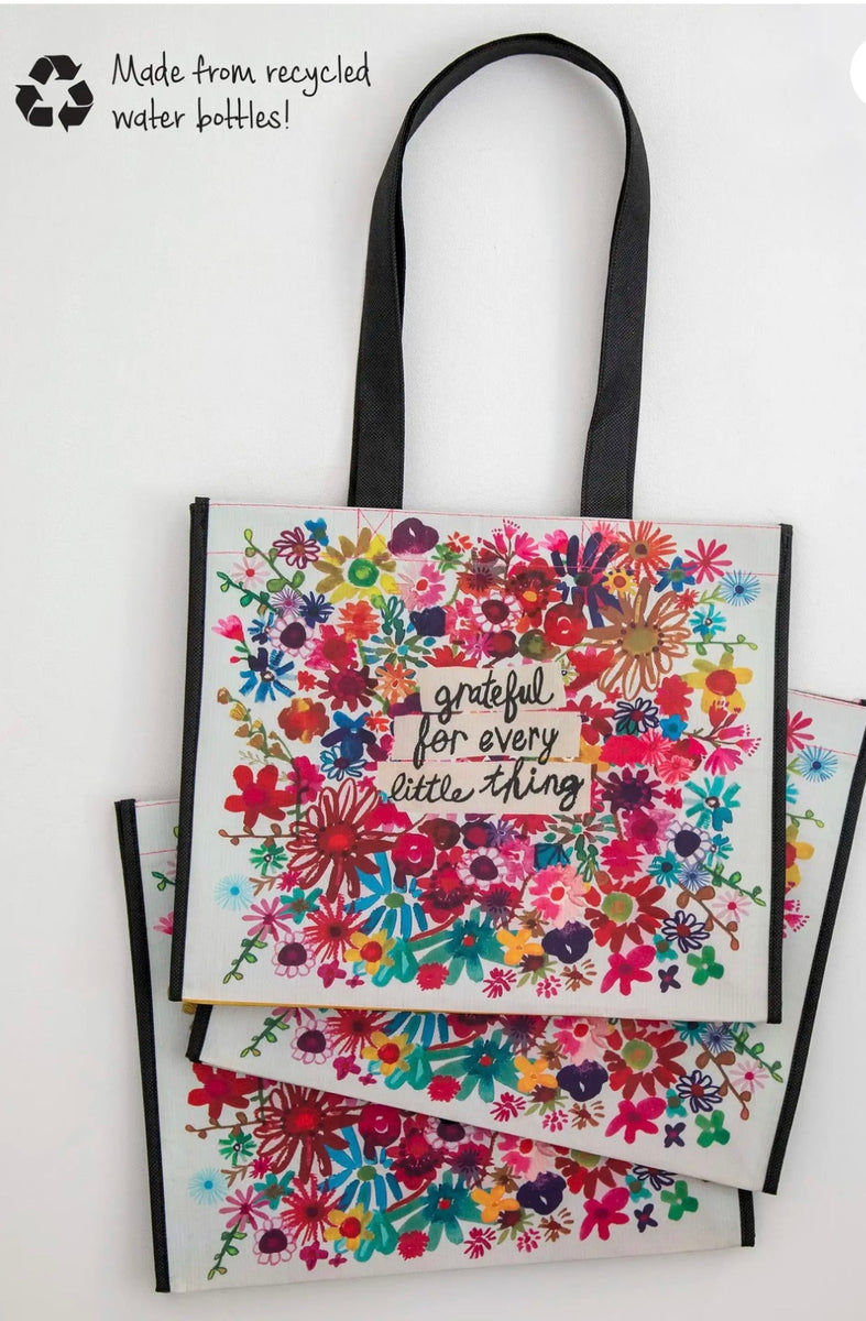 Natural Life Recycled Large Happy Bags - Bright Floral – Anne-Paige