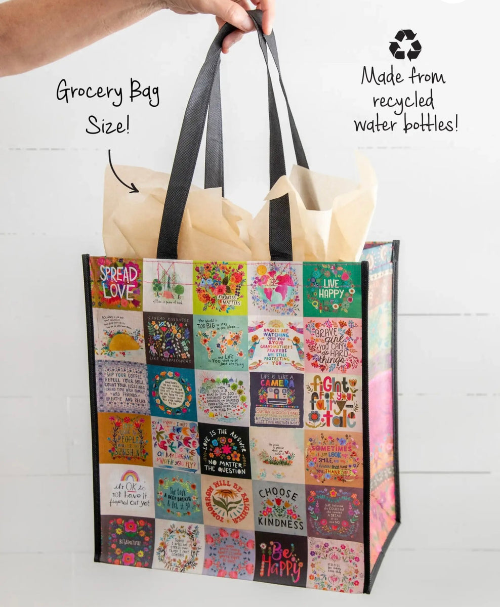 Natural Life Recycled XL Happy Bags - Chirps – Anne-Paige