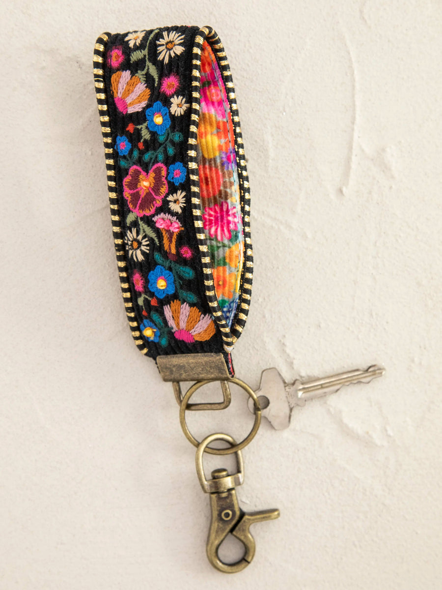 Natural Life® Embroidered Key Chain - Black – Anne-Paige
