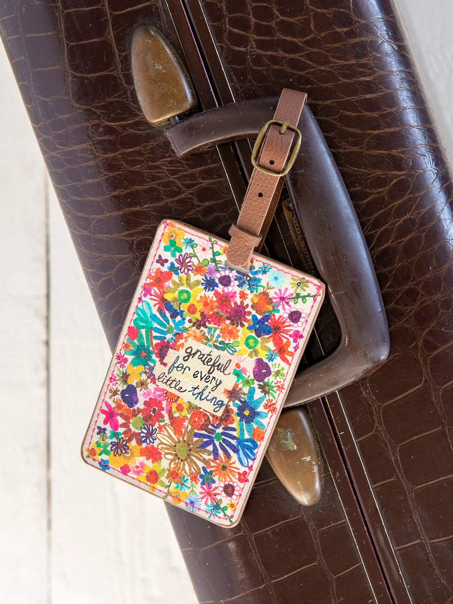 Natural Life® Travel Happy Luggage Tag - Grateful – Anne-Paige