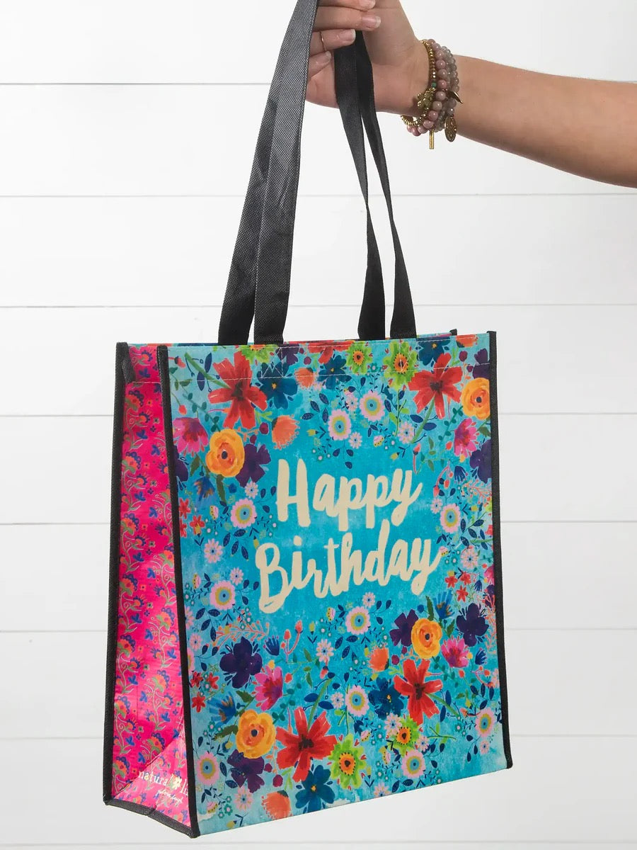 Natural Life Recycled XL Happy Bags - Happy Birthday – Anne-Paige