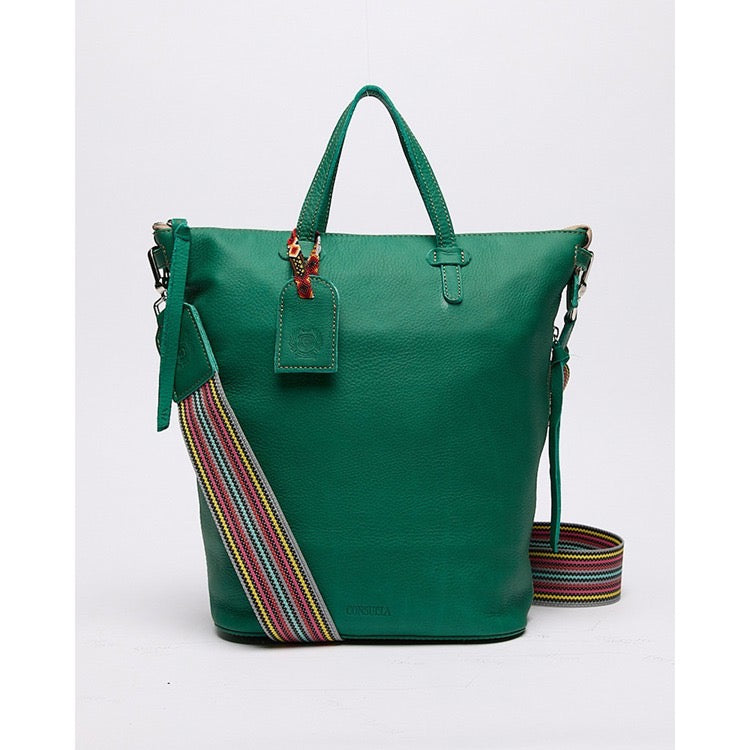 Consuela Teal (Kelly Green) Leather Sling – Anne-Paige