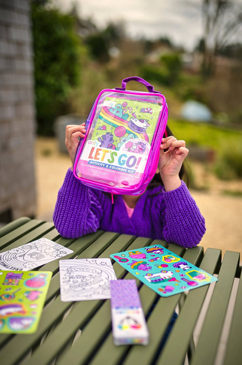 OOLY - Let's Go!: Activity & Coloring Kit - Unicorn Candy Town – Anne-Paige