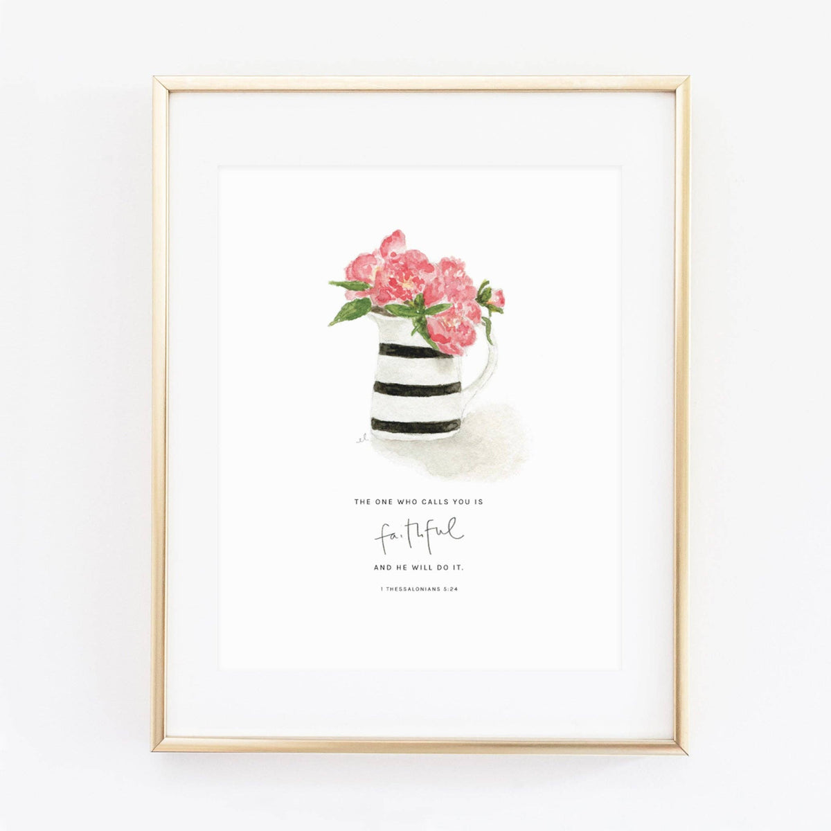 emily lex studio - 1 thessalonians 5:24 peonies scripture print – Anne ...
