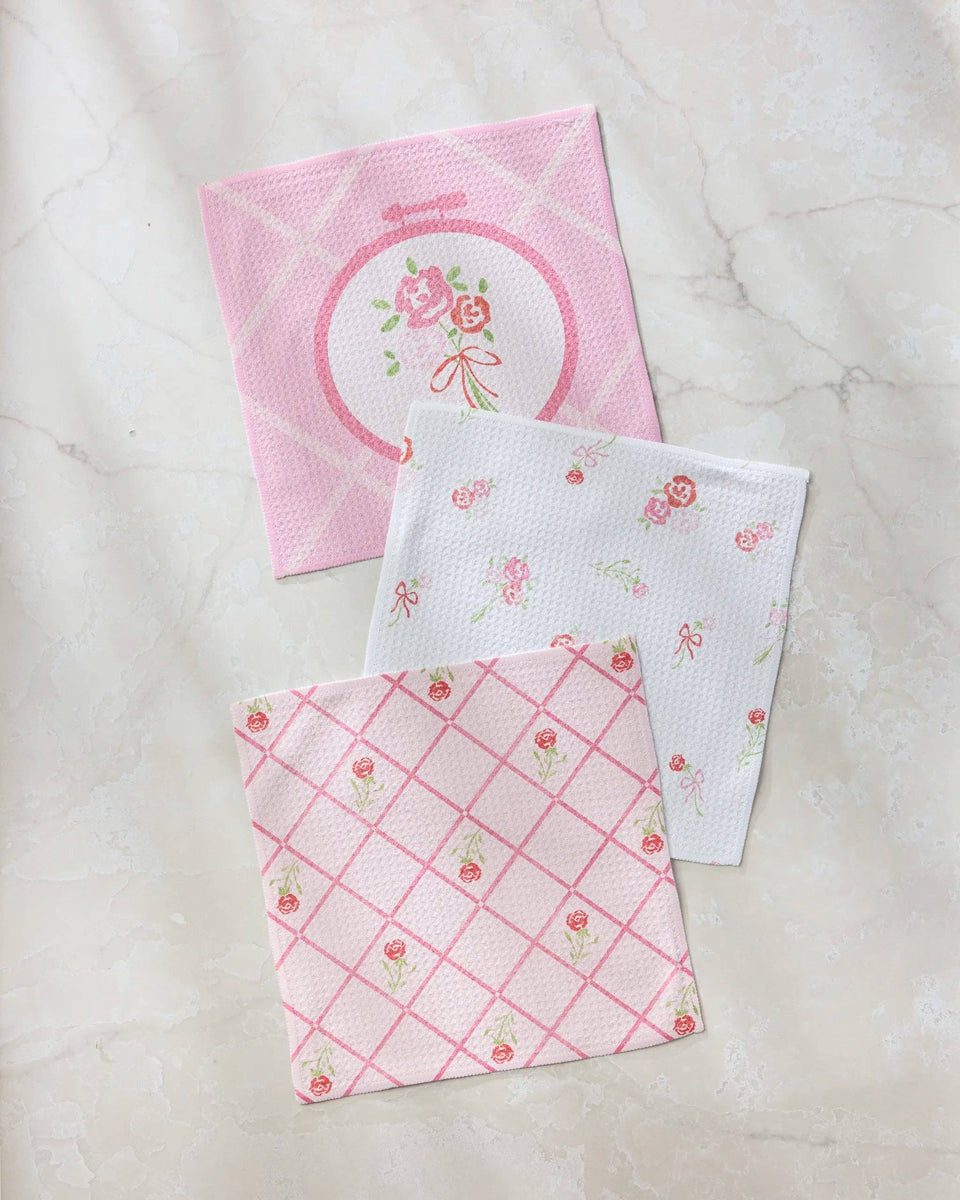 Geometry - Granny's Embroidery Dishcloth Set – Anne-Paige