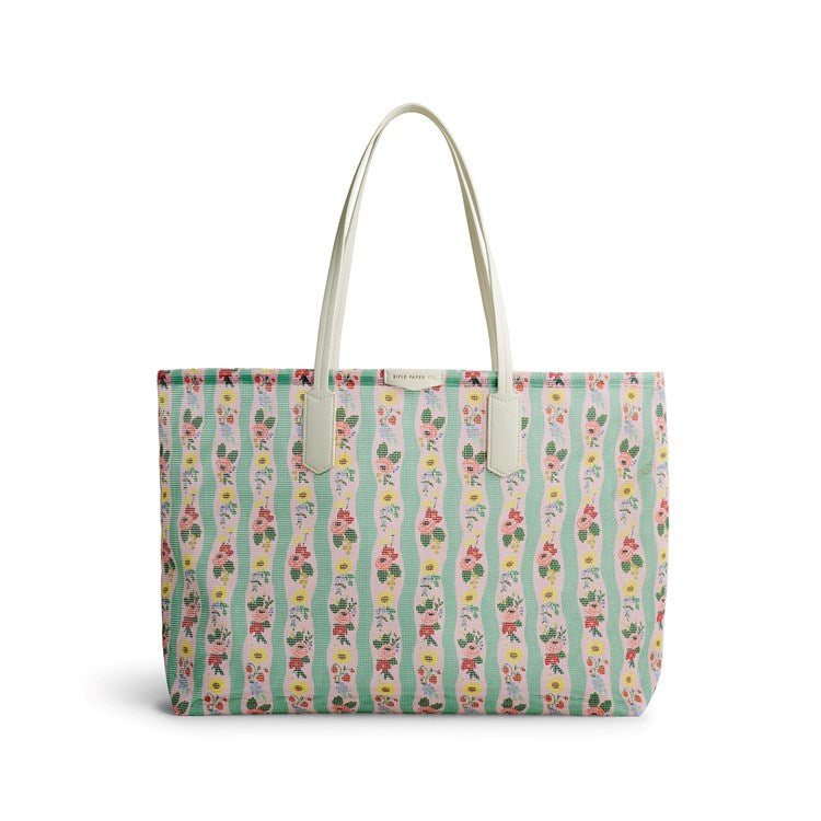 RIFLE PAPER CO. Climbing Roses Mesh Tote & Sunscreen Bag – Anne-Paige