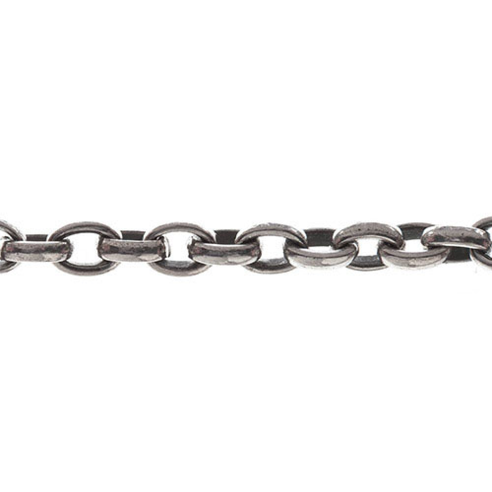 Waxing Poetic Double Link Rolo Chain - Sterling Silver – Anne-Paige